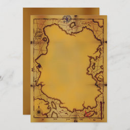 Pirate Treasure Map Invitations | Zazzle