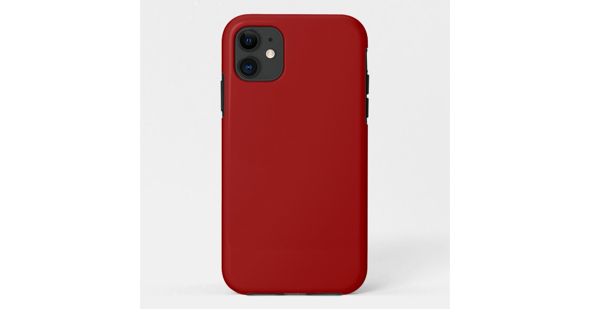 Plain Cherry Red Colour iPhone 5 Case-Mate Case | Zazzle