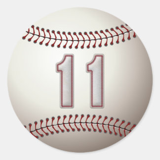 Number 11 Stickers | Zazzle.com.au
