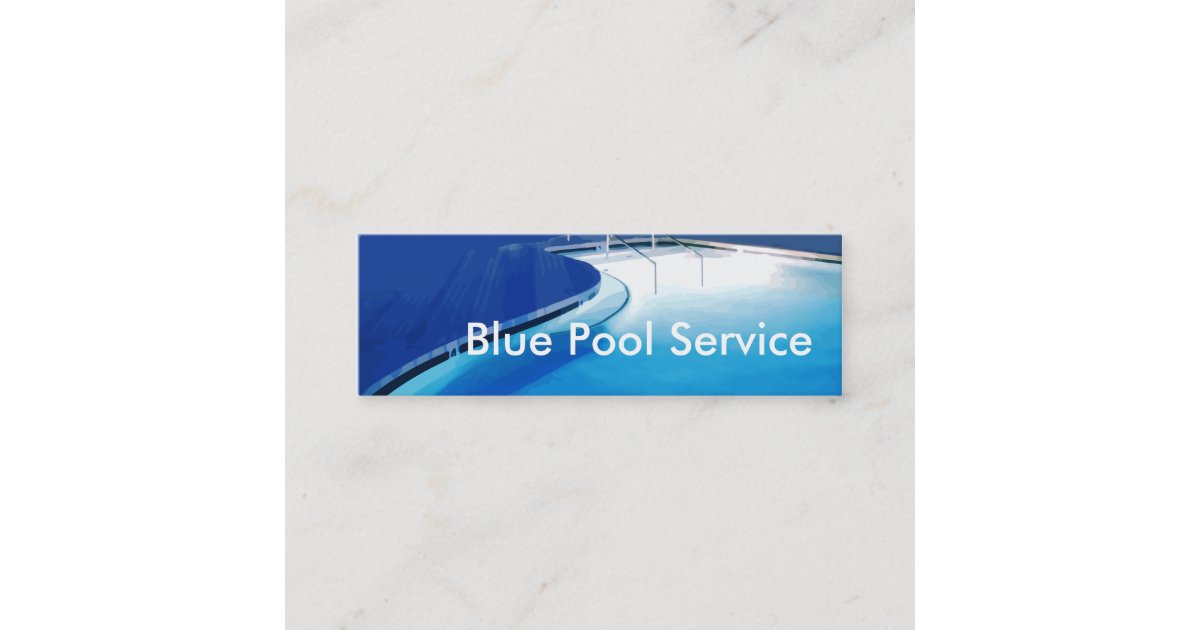 Pool Service Business Cards | Zazzle