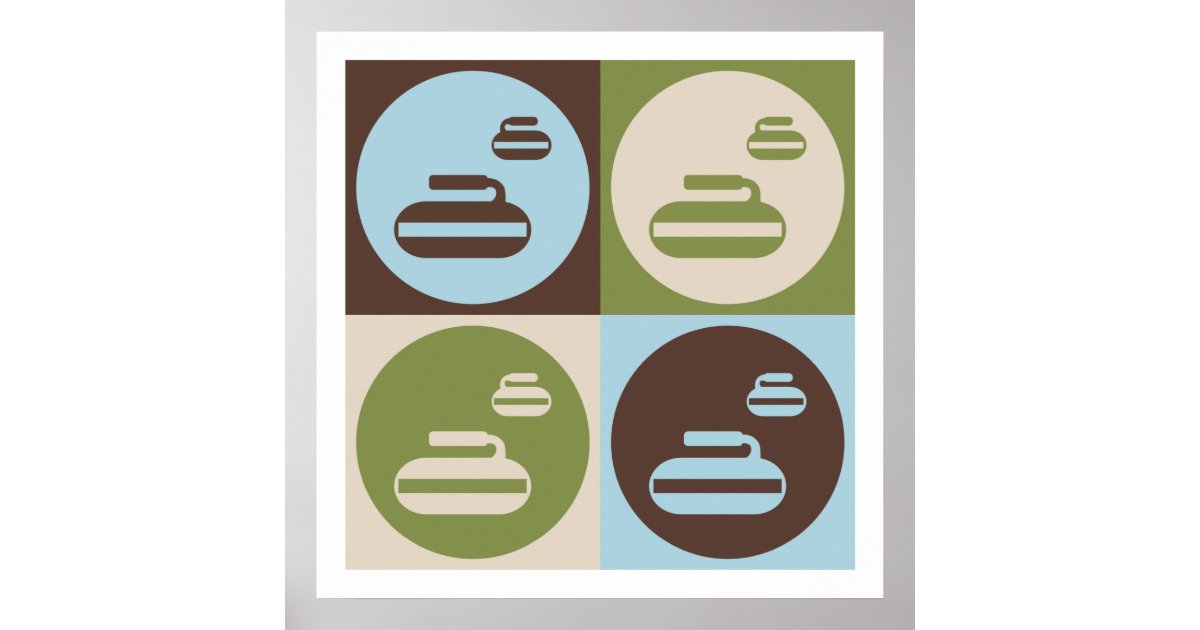 Pop Art Curling Poster | Zazzle