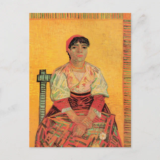 Portrait of Italian Woman by Vincent van Gogh Postcard | Zazzle