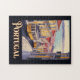 Portugal Lisbon Skyline Illustration Travel Art Jigsaw Puzzle | Zazzle
