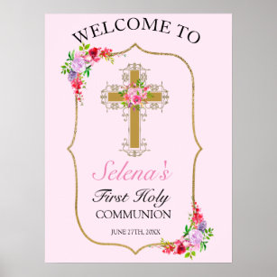 First Holy Communion Posters & Photo Prints | Zazzle AU
