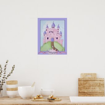 Princess Castle Poster | Zazzle