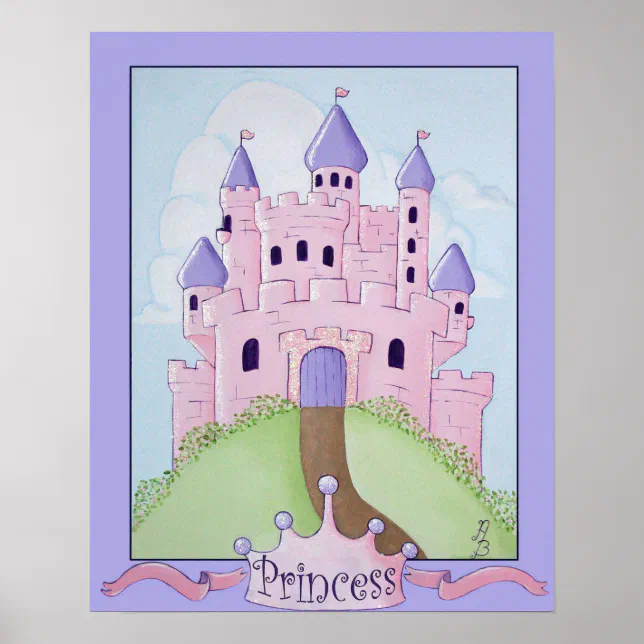 Princess Castle Poster | Zazzle