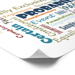 Probability_Display copy Poster | Zazzle