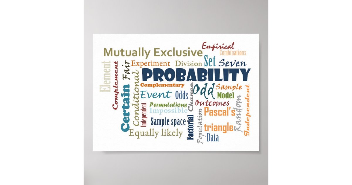 Probability_Display copy Poster | Zazzle