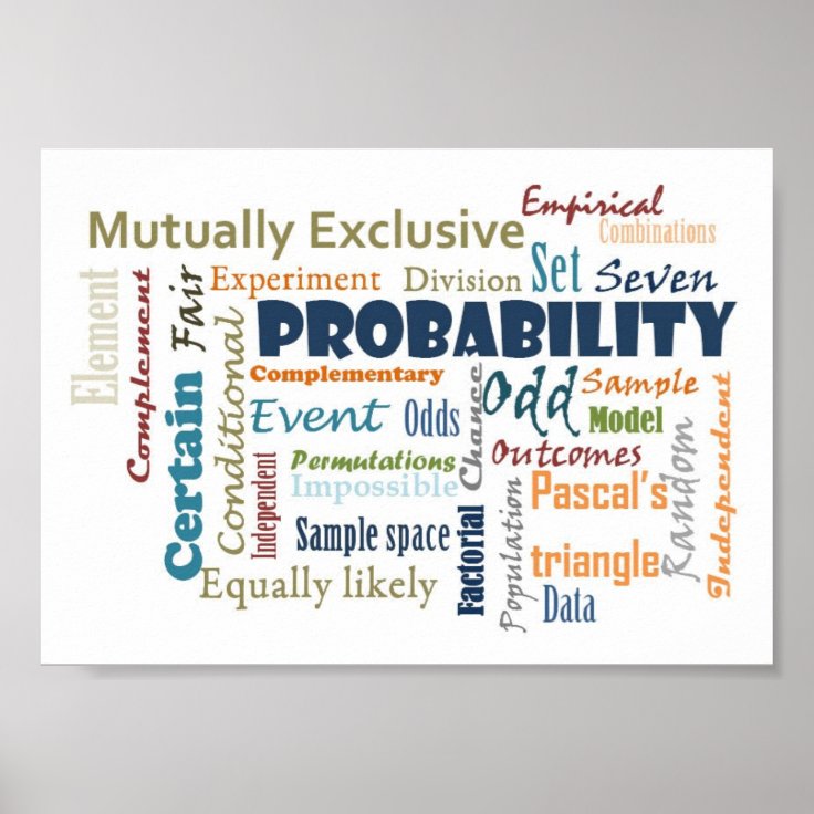 Probability_Display copy Poster | Zazzle