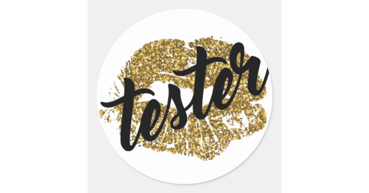 Product Tester Sticker - Tester - Label | Zazzle