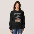 Promoted To Meemo 2022 First Time Being Gradma Ann Sweatshirt | Zazzle