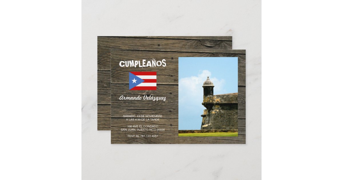 Puerto Rico Invitation | Zazzle