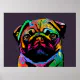 Pug Dog Poster | Zazzle