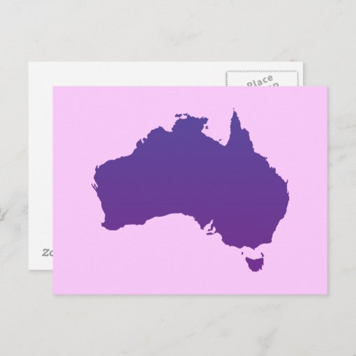 Purple Australia Postcard | Zazzle