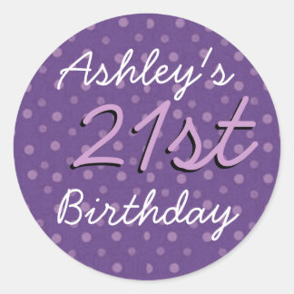 21st Birthday Stickers | Zazzle.com.au