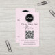 QR code Modern | Leave us a review Business Card | Zazzle