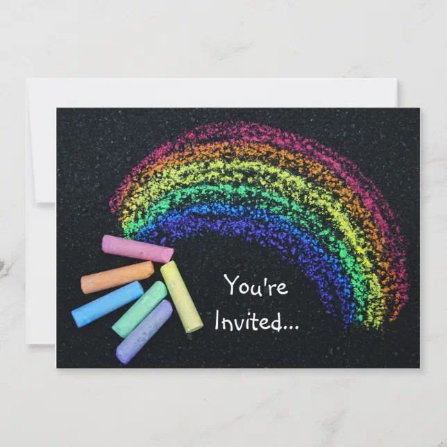 Rainbow Invitation | Zazzle