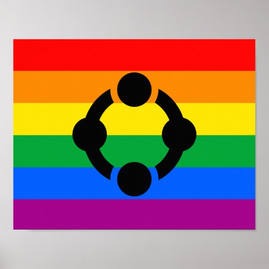 Rainbow Niche Pride Flag Poster | Zazzle.com.au