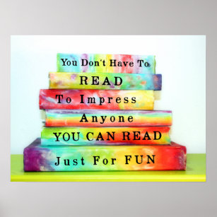 Reading Is Fun Posters & Photo Prints | Zazzle AU