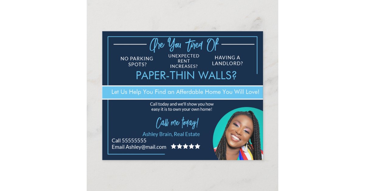 Real Estate Renters Postcards Flyer | Zazzle