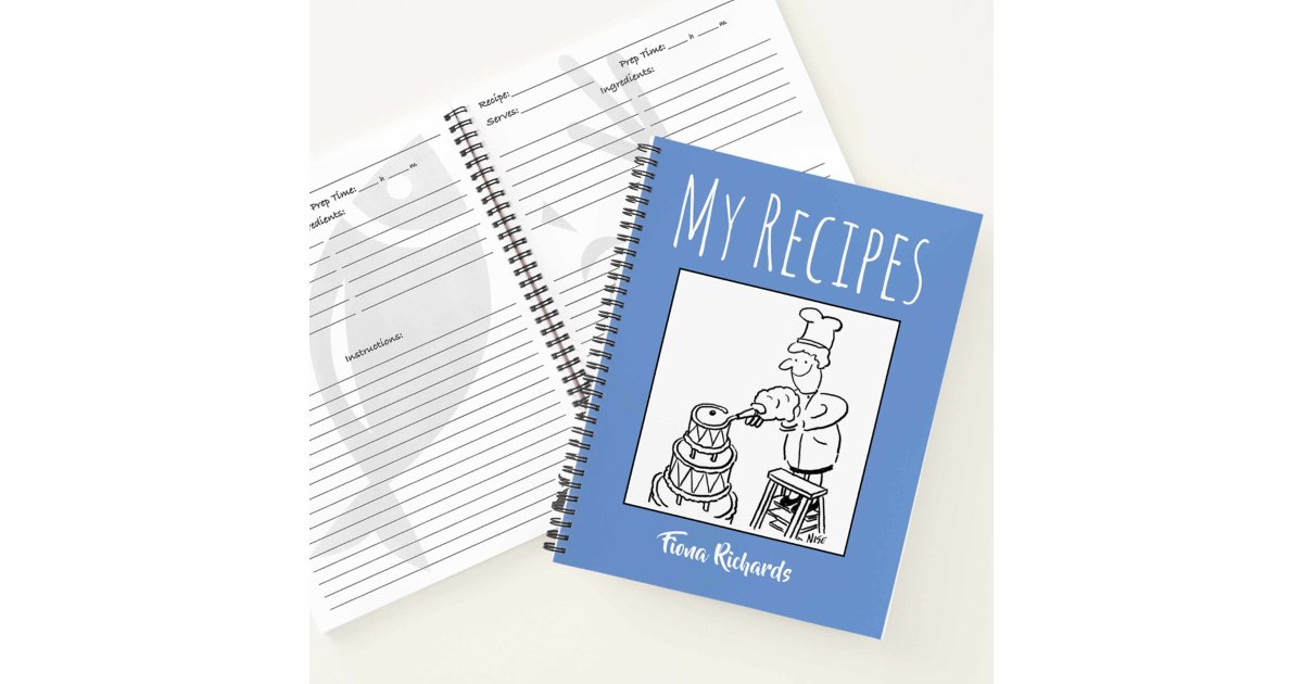 Recipe Book with Owner's Name | Zazzle
