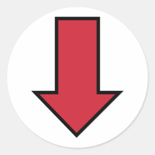 Red Arrow Stickers | Zazzle AU