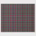 Red Dark Navy Blue Green Plaid Pattern Holiday Wrapping Paper | Zazzle