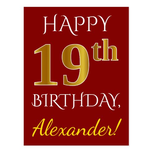 19 Year Old Birthday Cards | Zazzle.com.au