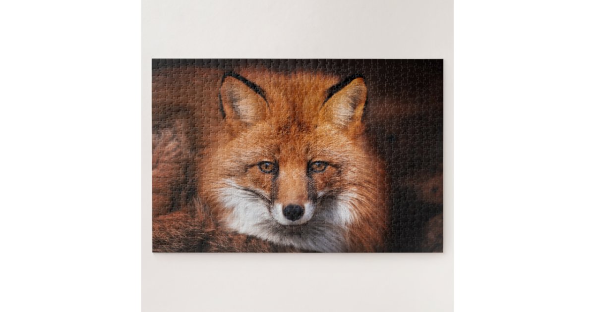 Red Fox Wild Woodland Animal Jigsaw Puzzle | Zazzle