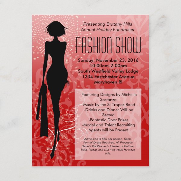 Fashion Show Invitations | Zazzle AU