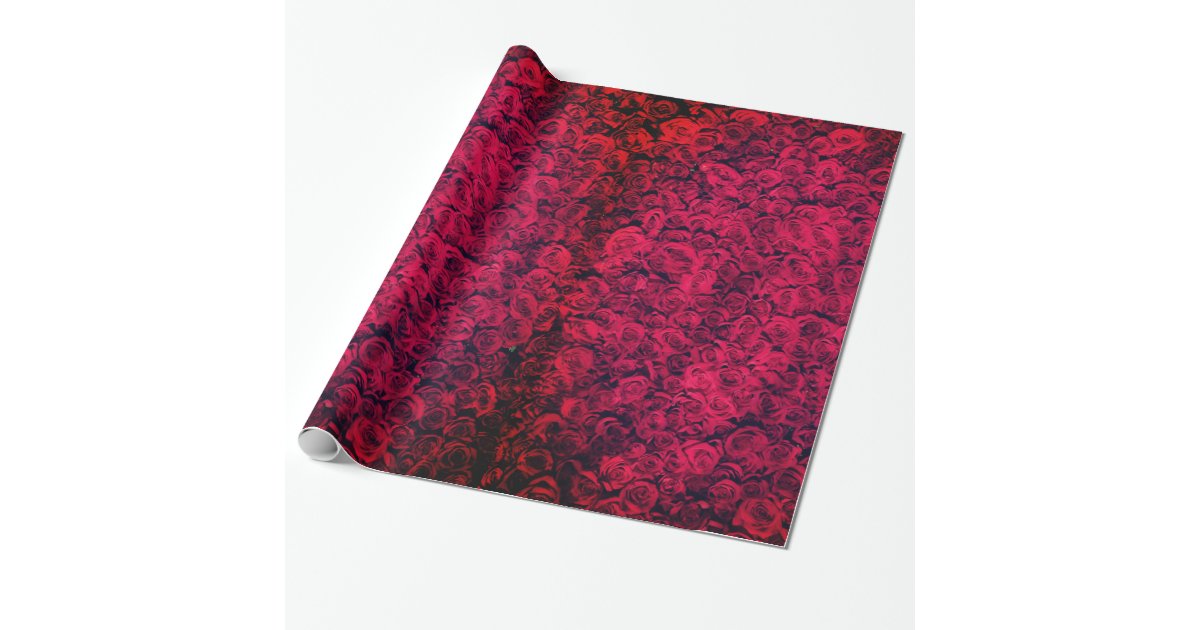 Red Roses Photography | Wrapping Paper | Zazzle