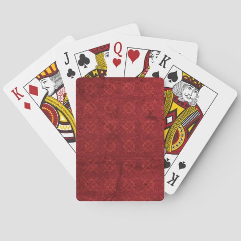 Red Playing Cards | Zazzle.com.au