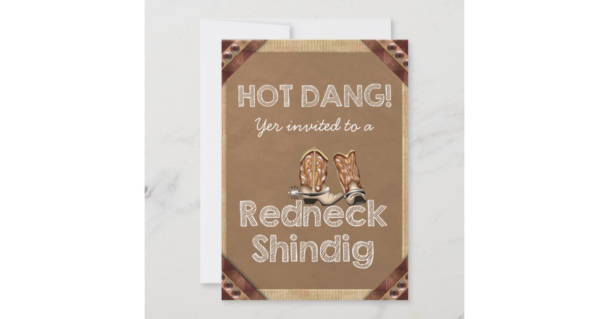 Redneck Party Invitations | Zazzle