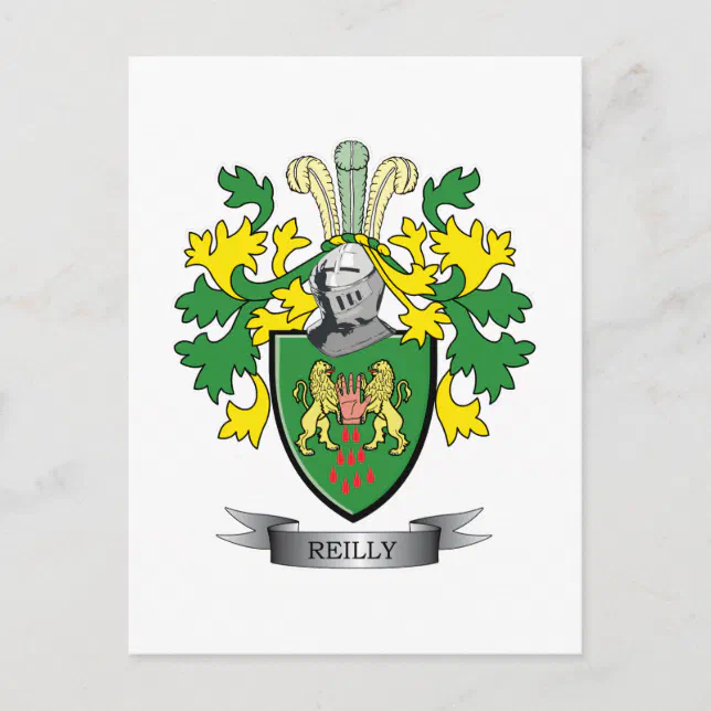 Reilly Coat of Arms Postcard | Zazzle