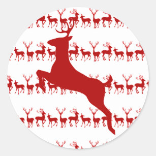 Reindeer Stickers | Zazzle AU