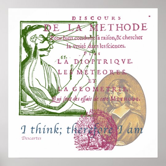 Rene Descartes poster | Zazzle.com.au