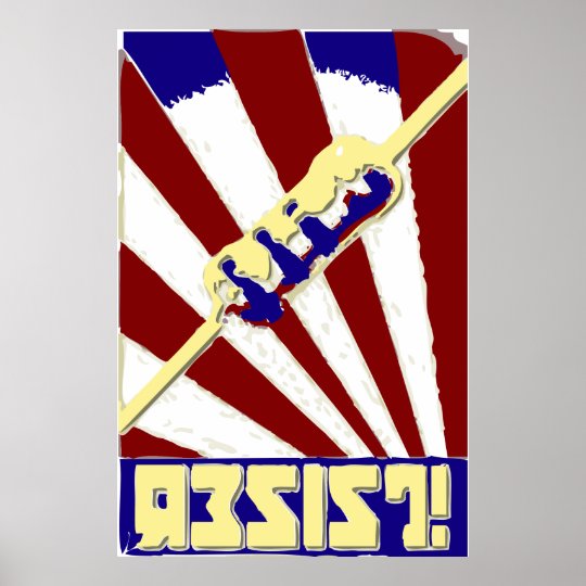Resist propaganda poster | Zazzle.com.au