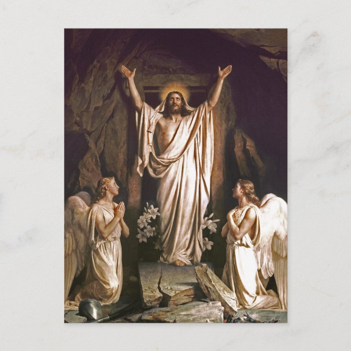 Resurrection of Christ. Fine Art Easter Postcards | Zazzle.com.au