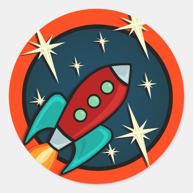 Rocket Stickers | Zazzle AU