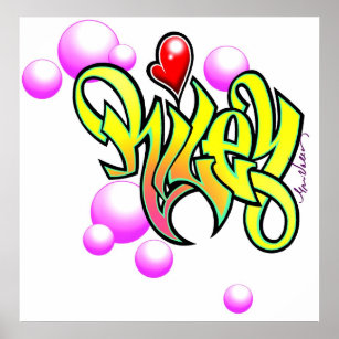 Graffiti Name Posters & Photo Prints | Zazzle AU