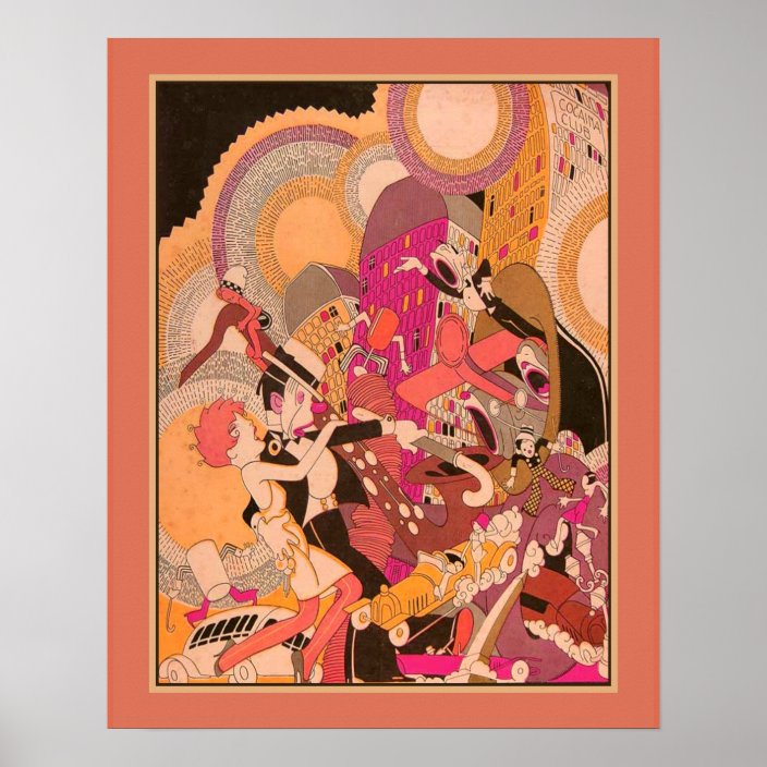 Roaring Twenties Art Deco Poster | Zazzle.com.au