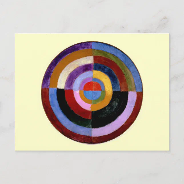 Robert Delaunay abstract art Postcard | Zazzle
