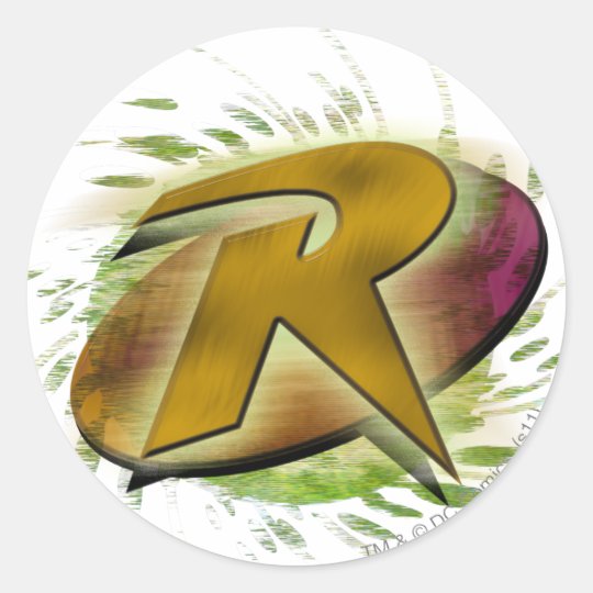 Robin -R Classic Round Sticker | Zazzle.com.au