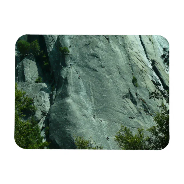 Rock Climbers on El Capitan Magnet | Zazzle