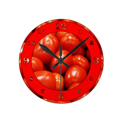 Tomato Wall Clocks | Zazzle.com.au