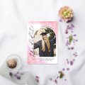 Rosy Pink She Did It Graduation Announcement Party | Zazzle