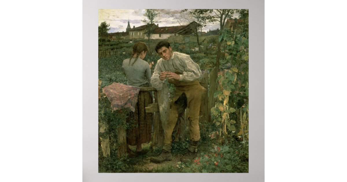 Rural Love, 1882 Poster | Zazzle
