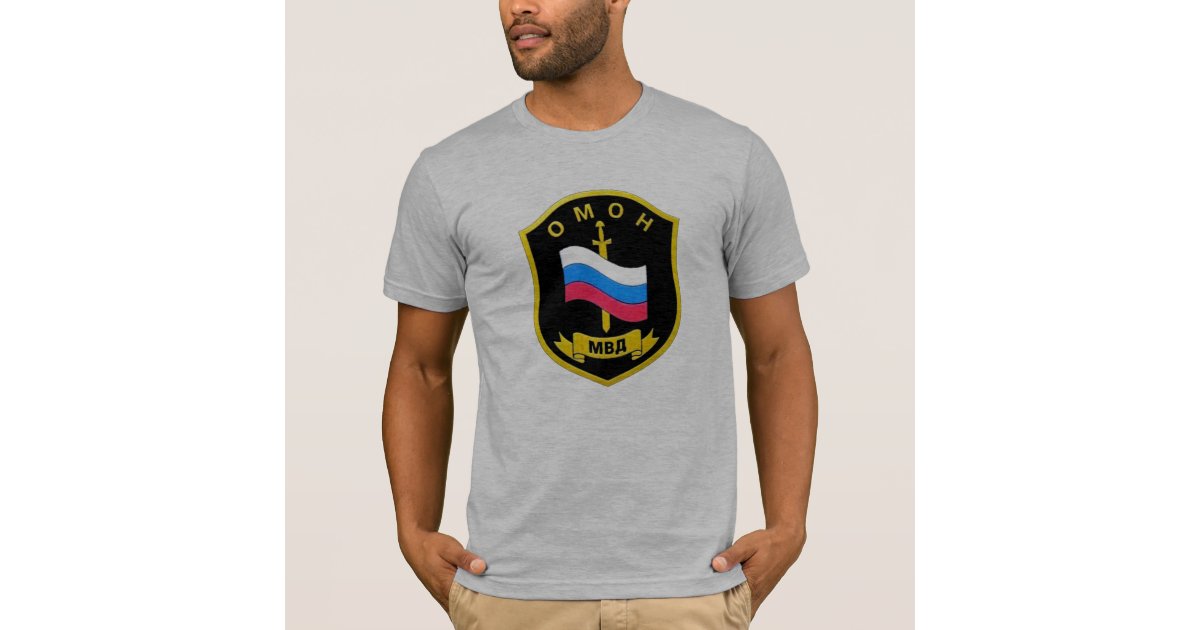 Russian MVD Spetsnaz "OMON" T-Shirt | Zazzle
