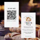 Rustic Sourdough Leave a Review QR Code Business Card | Zazzle