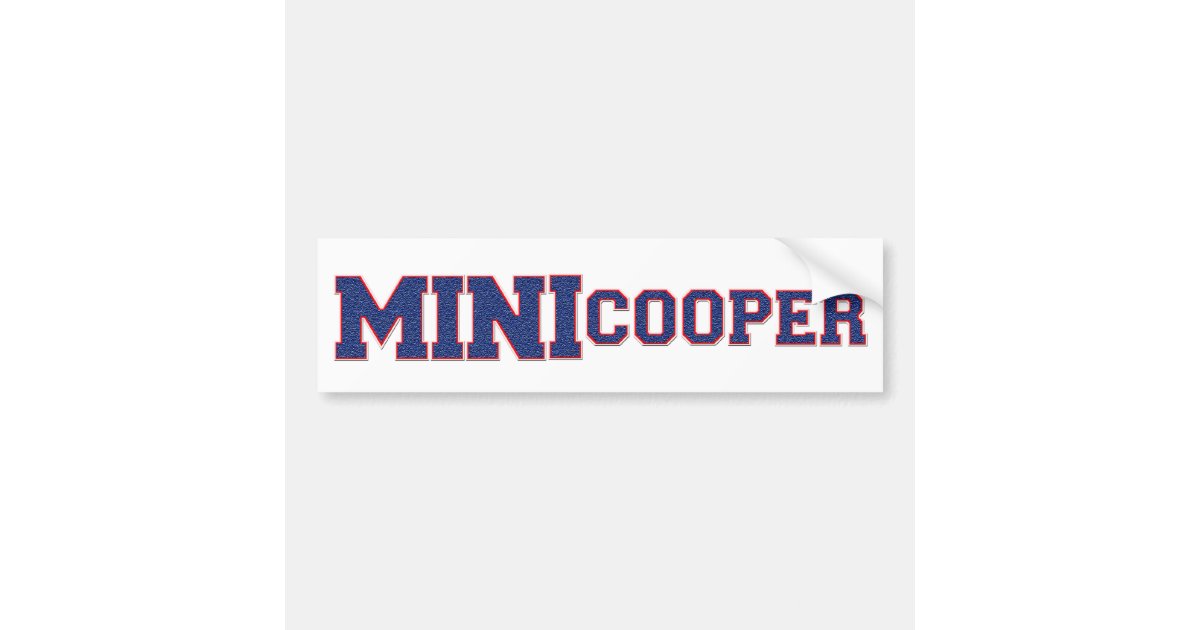 RWB Mini Cooper Bumper Stickers | Zazzle